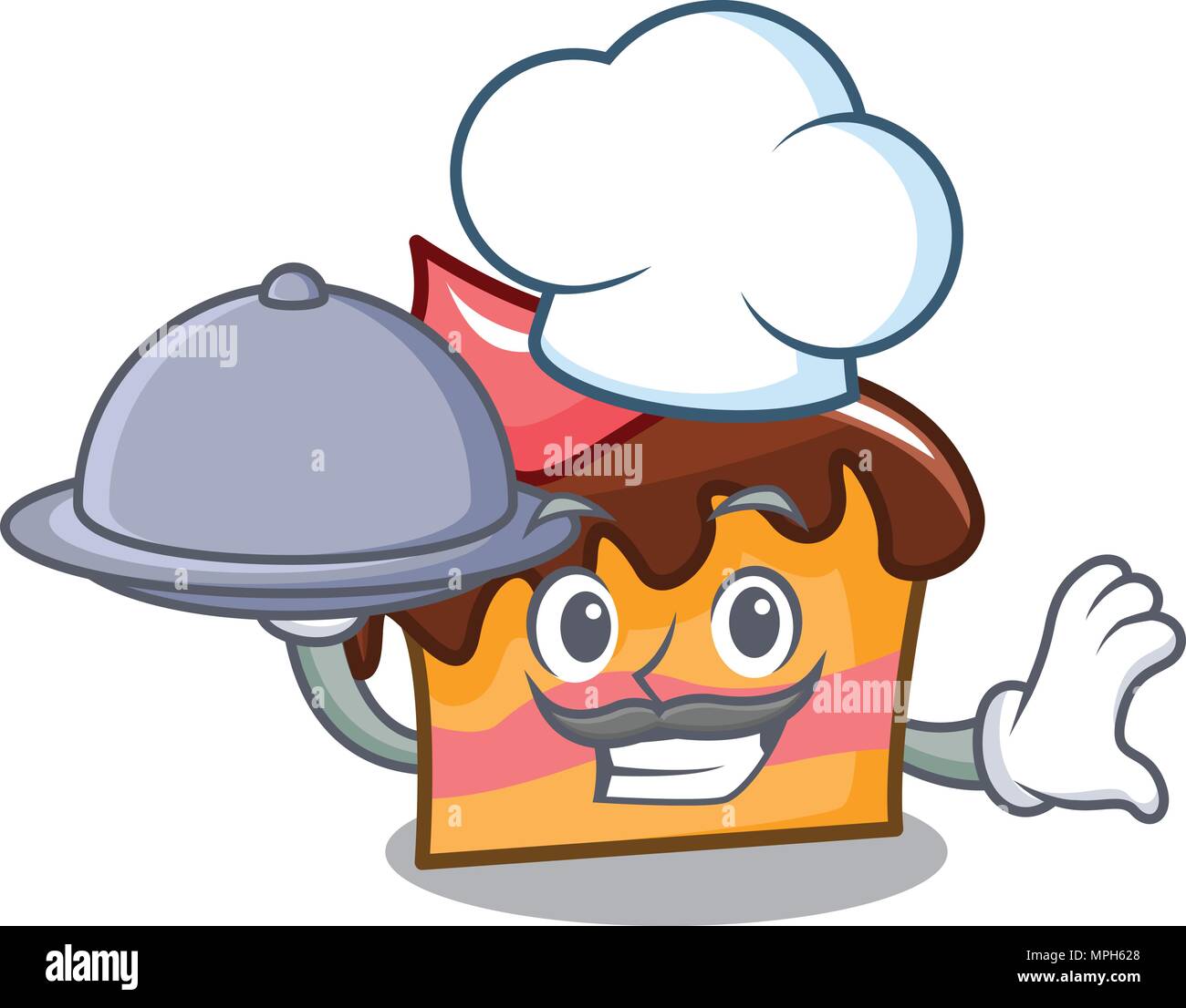 Egg sponge cake Stock Vector Images - Alamy