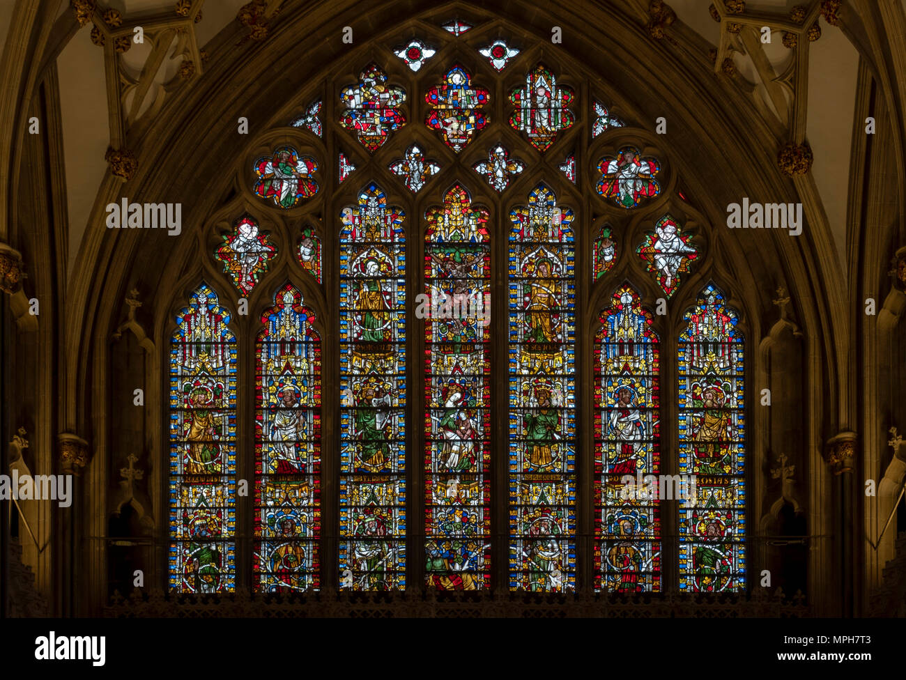 Jesse Tree Stained Glass Window High Resolution Stock Photography and ...