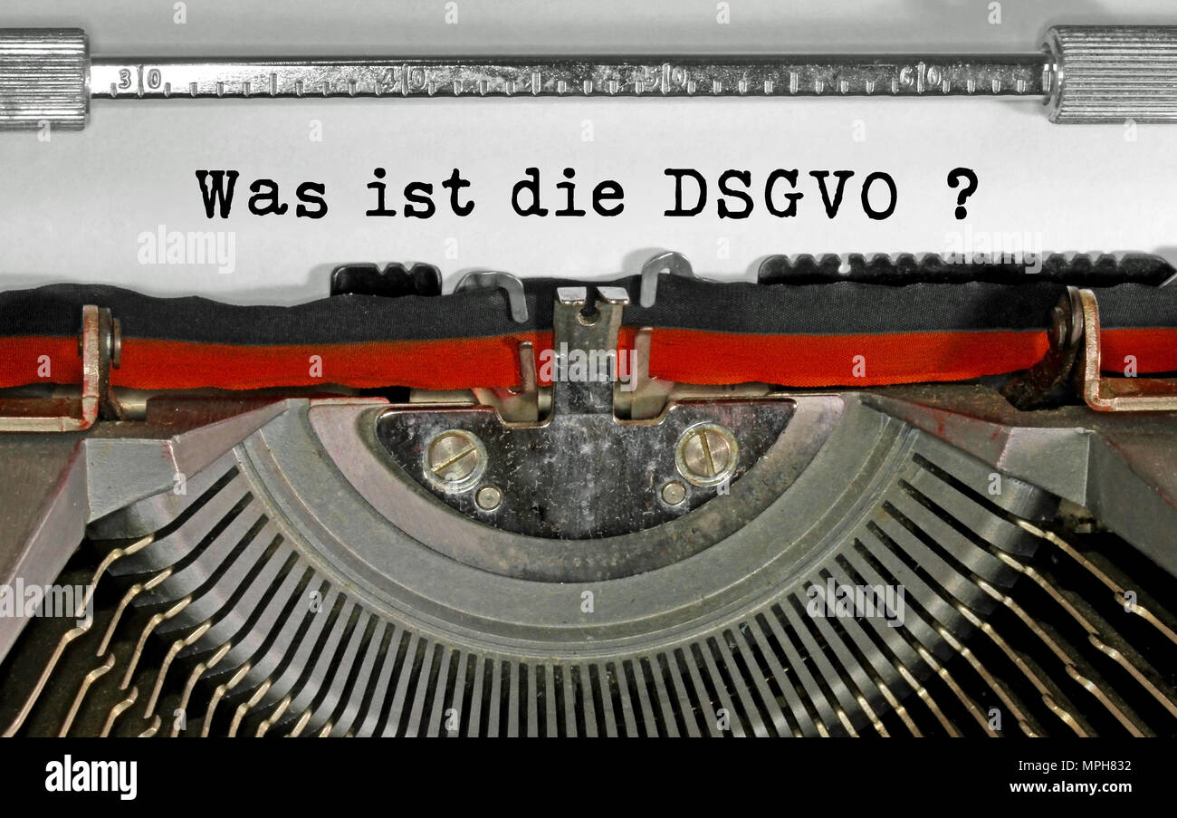 Was ist die DSGVO text in German that means What is the GDPR General ...