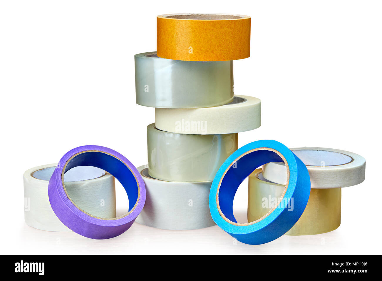 Transparent duct tape for packing and painter's masking tape in small ...