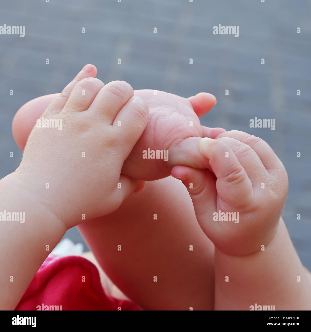 Touching baby soft hi-res stock photography and images - Alamy