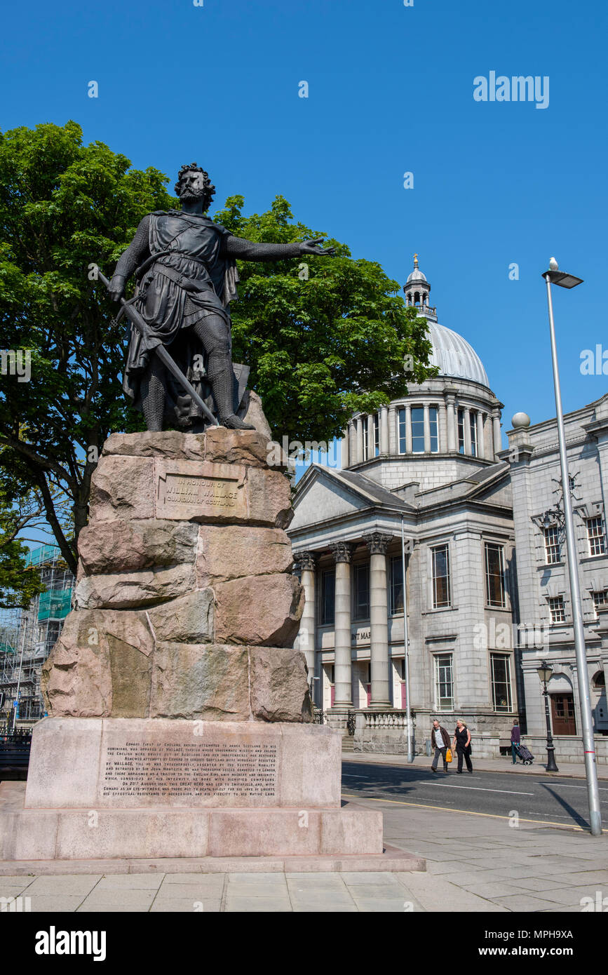 William wallace statue aberdeen scotland hi-res stock photography and ...