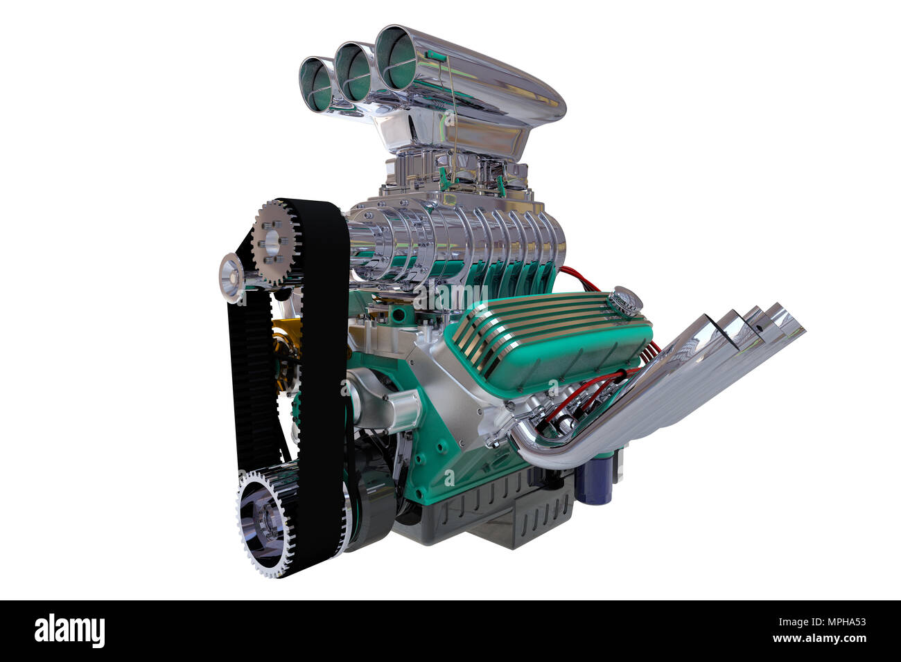 Hot rod engine hi-res stock photography and images - Alamy