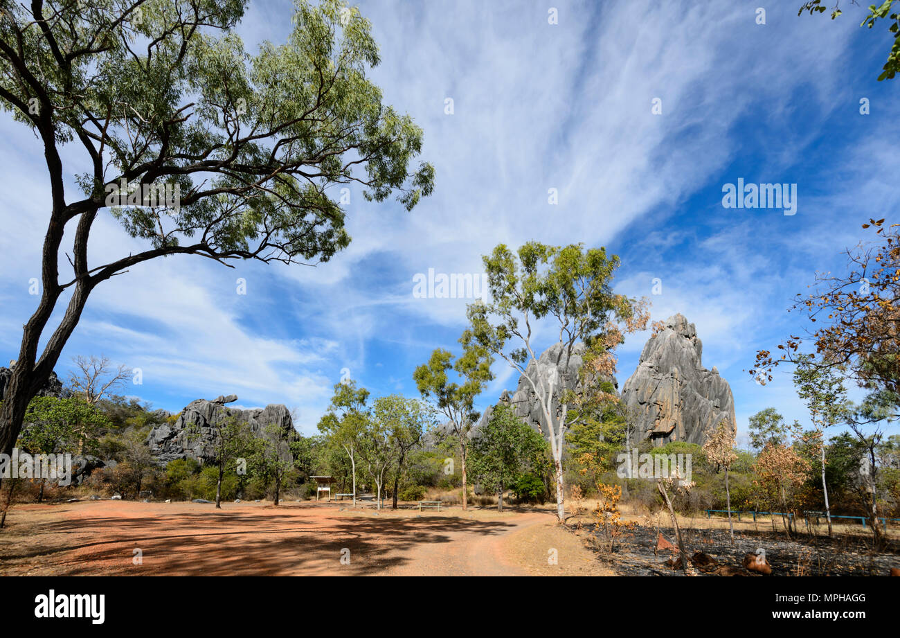 Spectacular tower Karst, limestone outcrop in Chillagoe-Mungana Caves ...