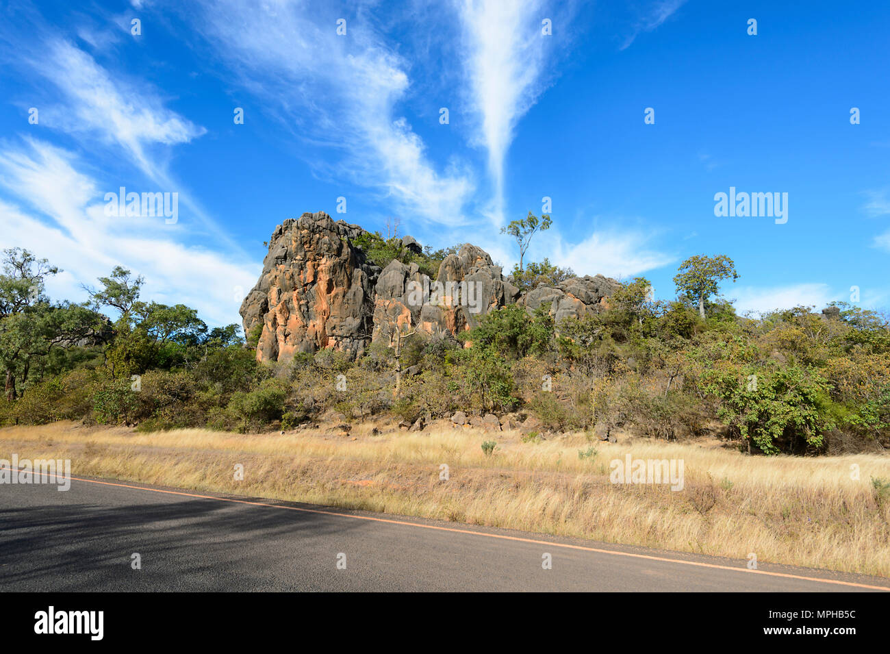 Spectacular limestone outcrop in Chillagoe-Mungana Caves National Park ...
