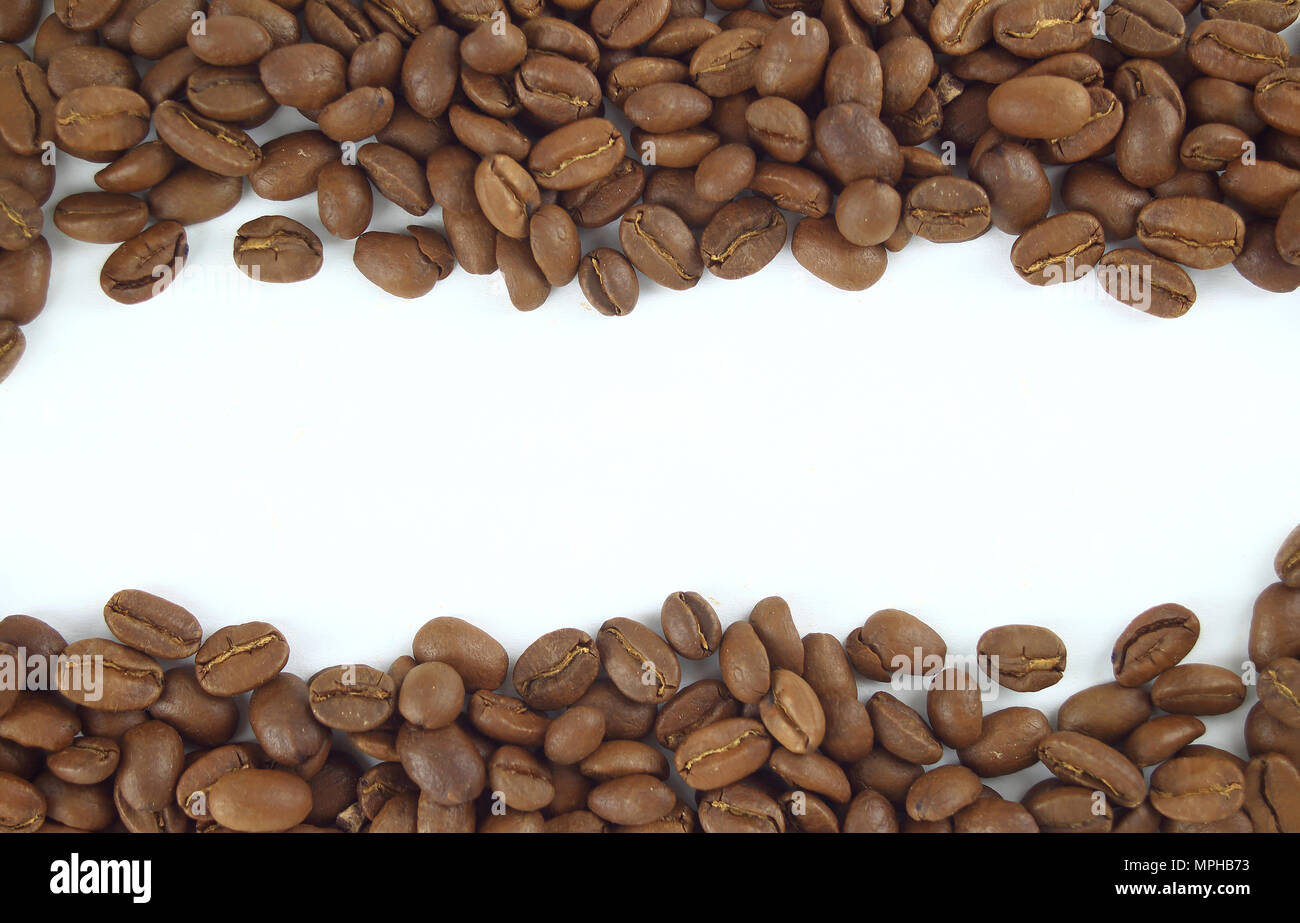 Coffee beans isolated on white background with place for text Stock ...