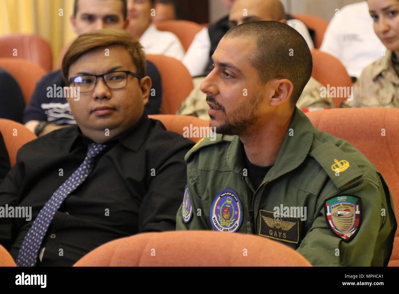 Kuwaiti Air Force Maj. Qays Al-Haider, an SA330 Puma helicopter pilot ...
