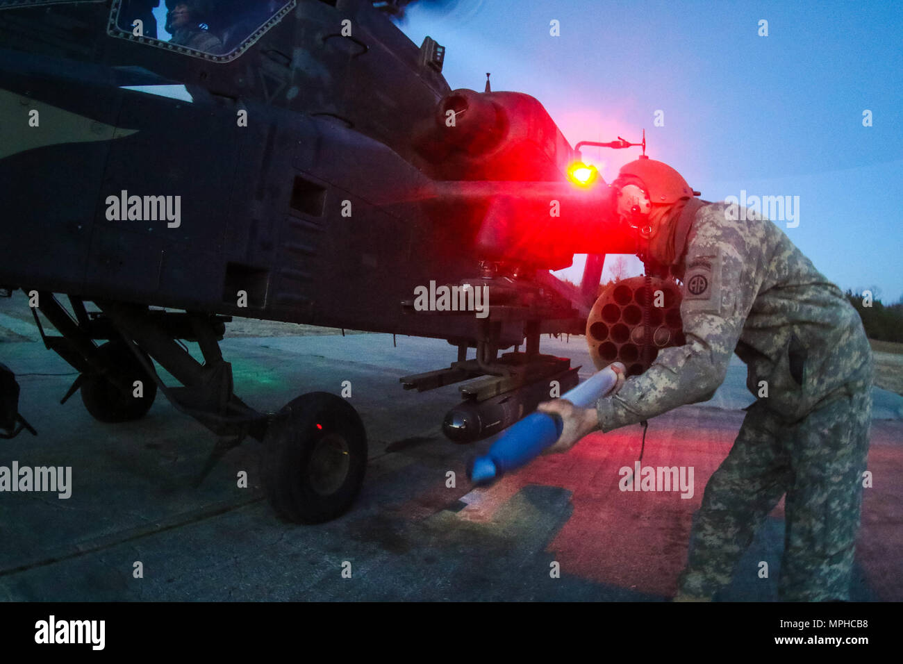 A soldier from 1st Attack Reconnaissance Battalion, 82nd Combat ...
