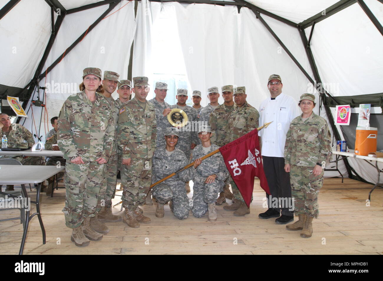 The 49th Multifunctional Medical Battalion Food Operation Team is ...
