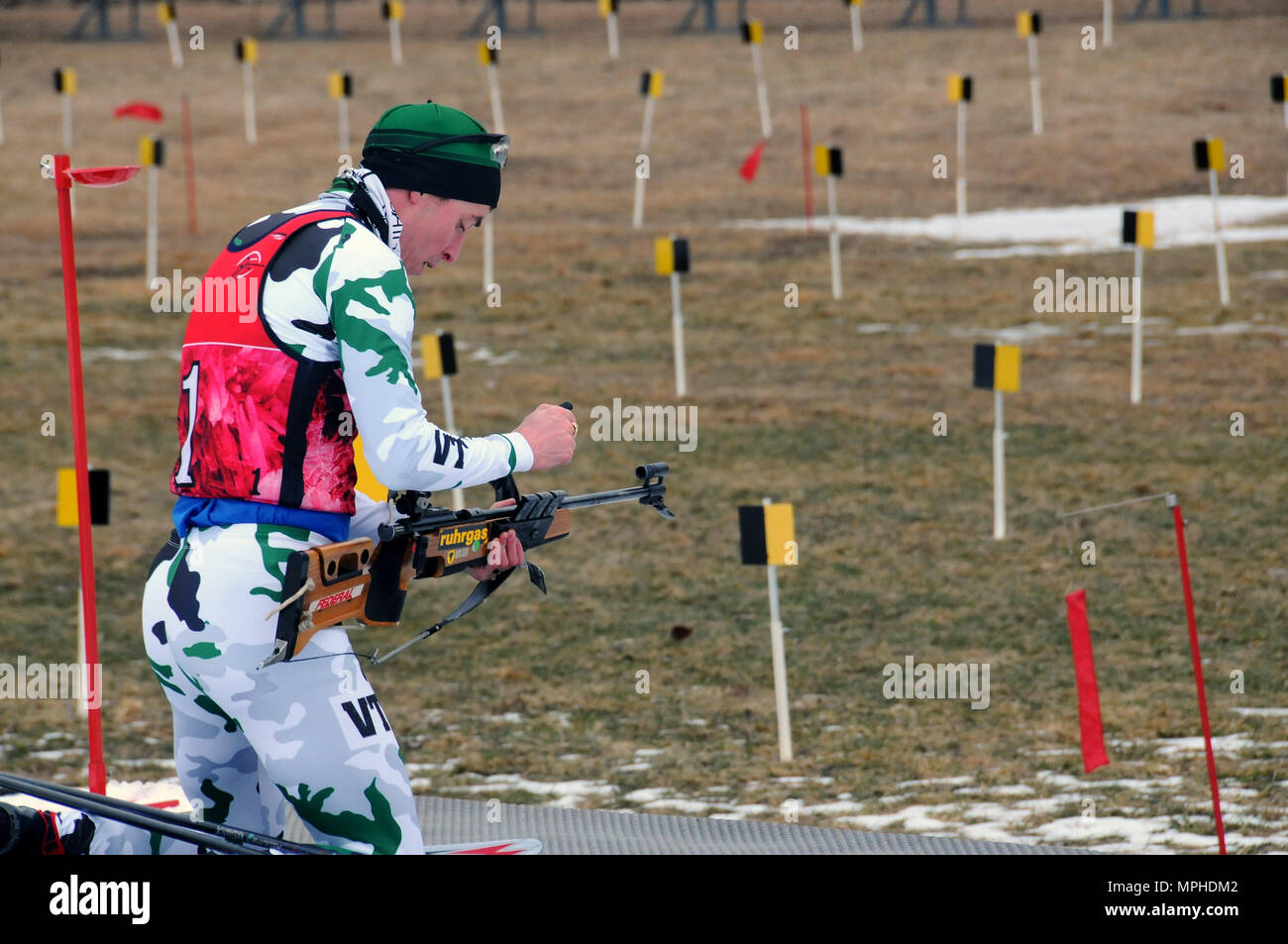 U.S. Army Spc. Josh Mcdougal, assigned to the Vermont National Guard ...