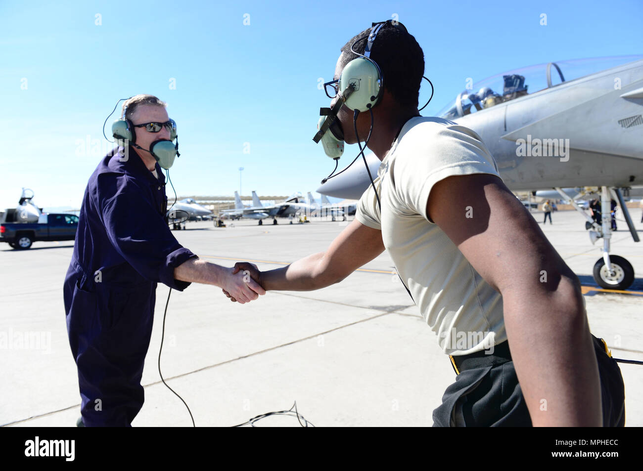 Col. David Eaglin, 48th Fighter Wing vice commander, Royal Air Force ...