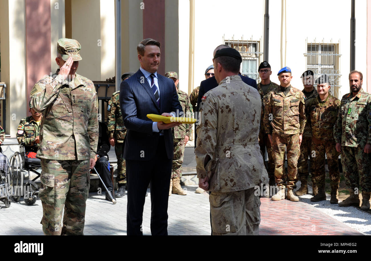 Canadian Army Colonel Steve Jourdain, the defense attache to Canada’s ...