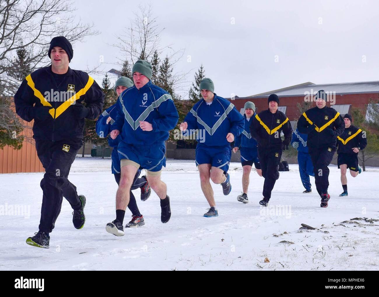 Members of the U.S. Army and members of the U.S. Air Force participate ...