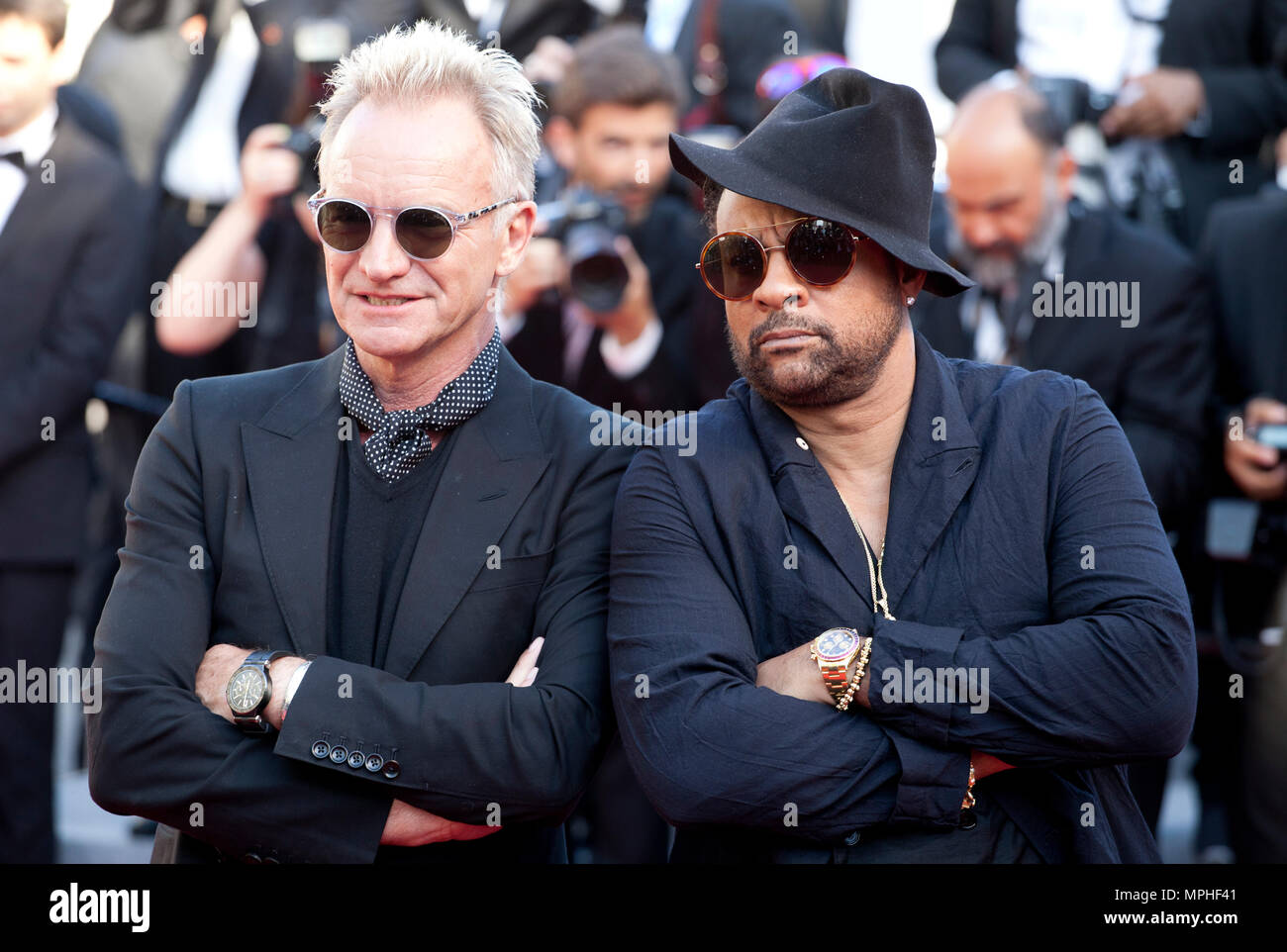 Singer Sting and Shaggy at the Award Ceremony and The Man Who Killed ...
