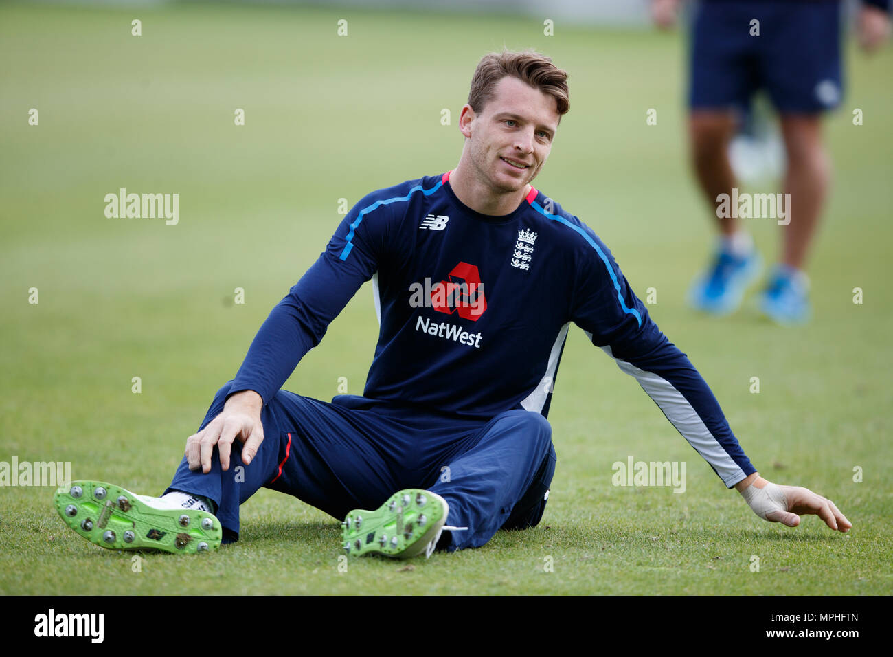 England's Jos Butler during the nets session at Lord's, London Stock ...