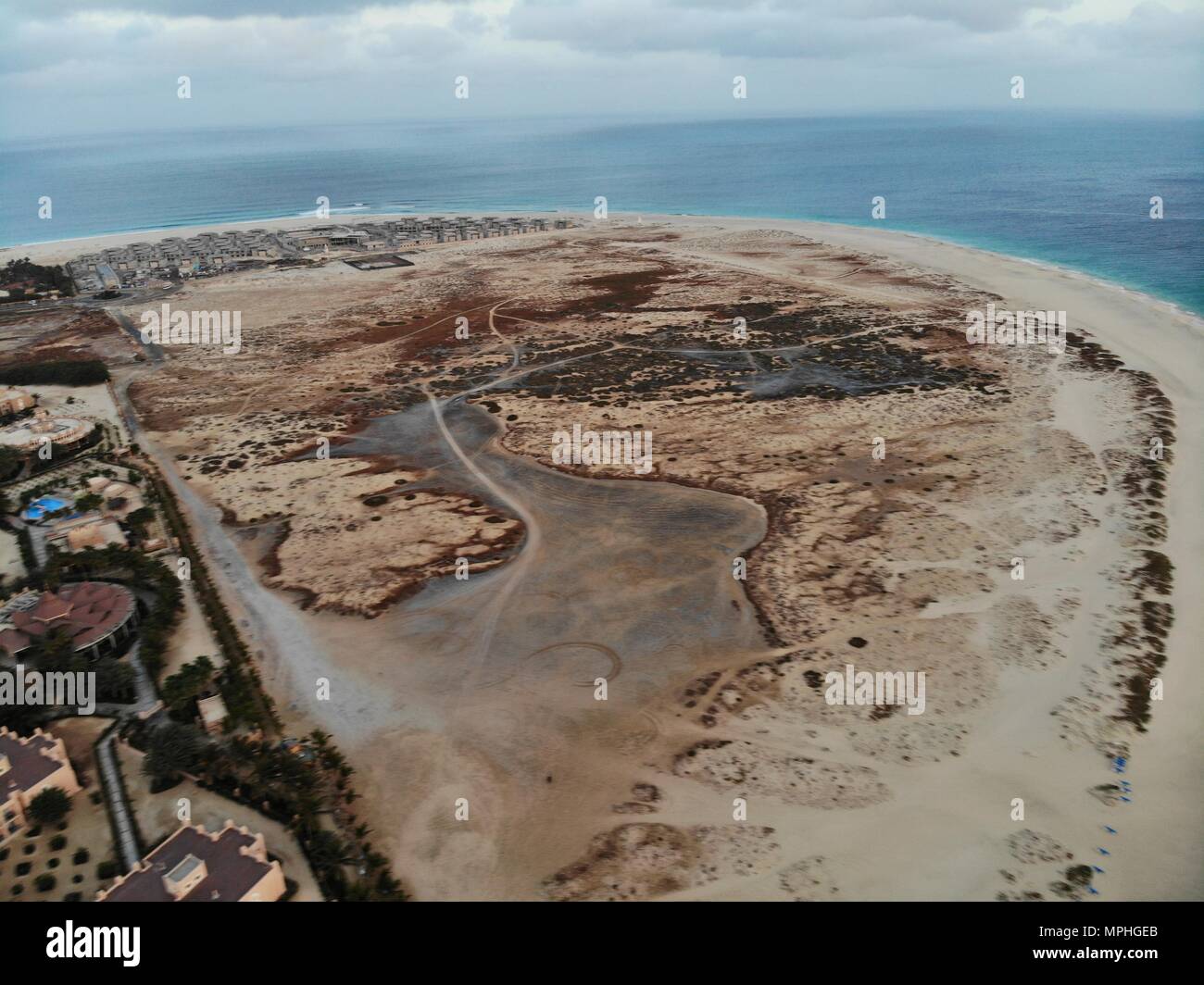 Aerial photo of the amazing beach at Cape Verde (Capo Verde) taken May ...