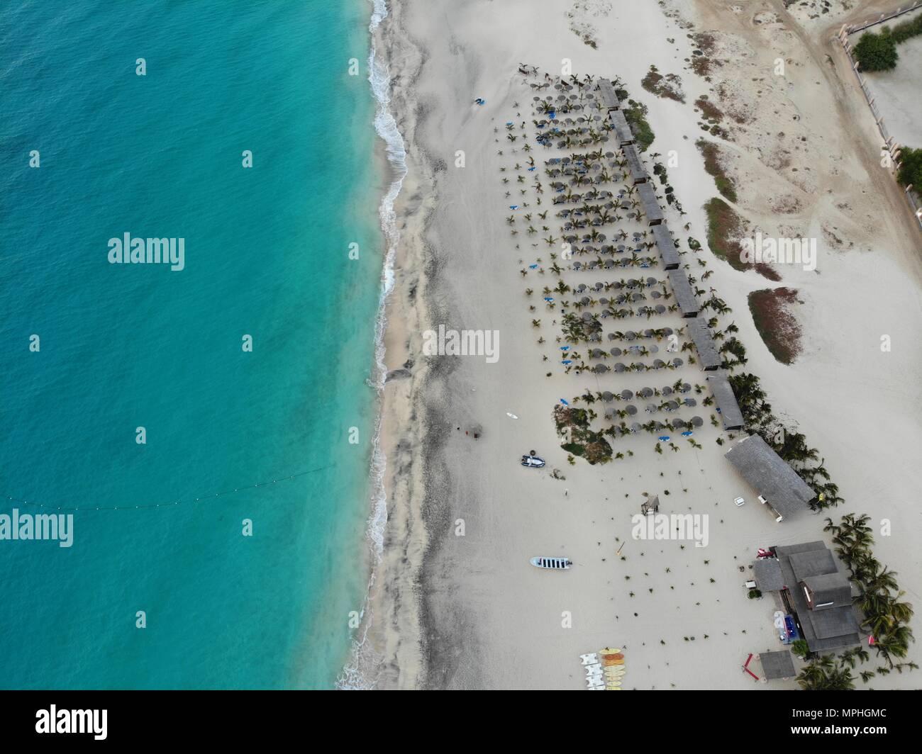 Aerial photo of the amazing beach at Cape Verde (Capo Verde) taken May ...