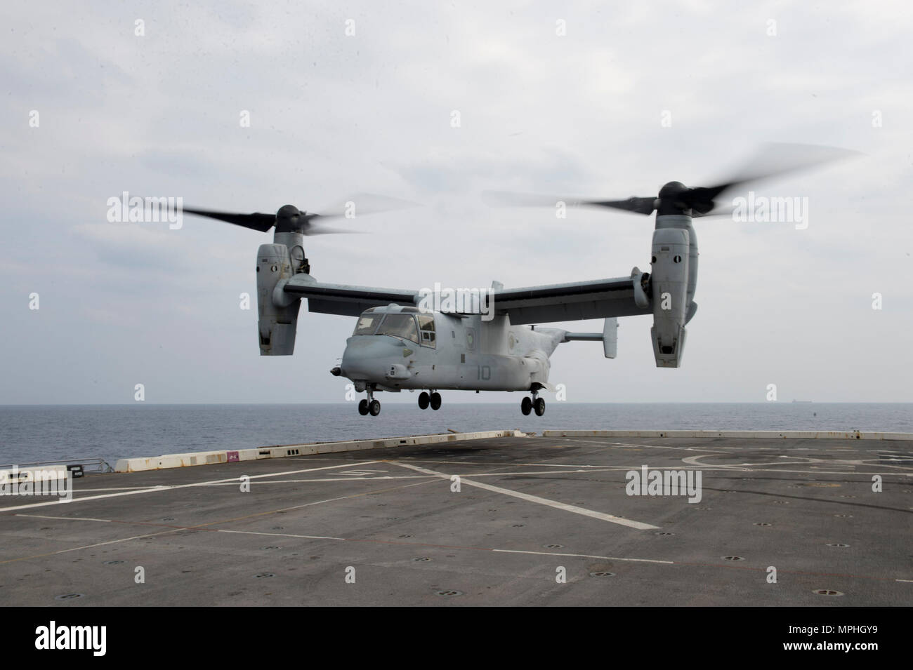 170309-N-ZL062-039 WATERS SOUTH OF JAPAN (March 9, 2017) An MV-22B ...