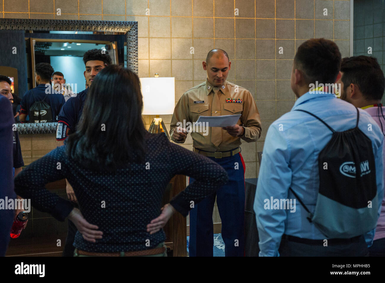 U s marine corps recruiting comm hi-res stock photography and images ...