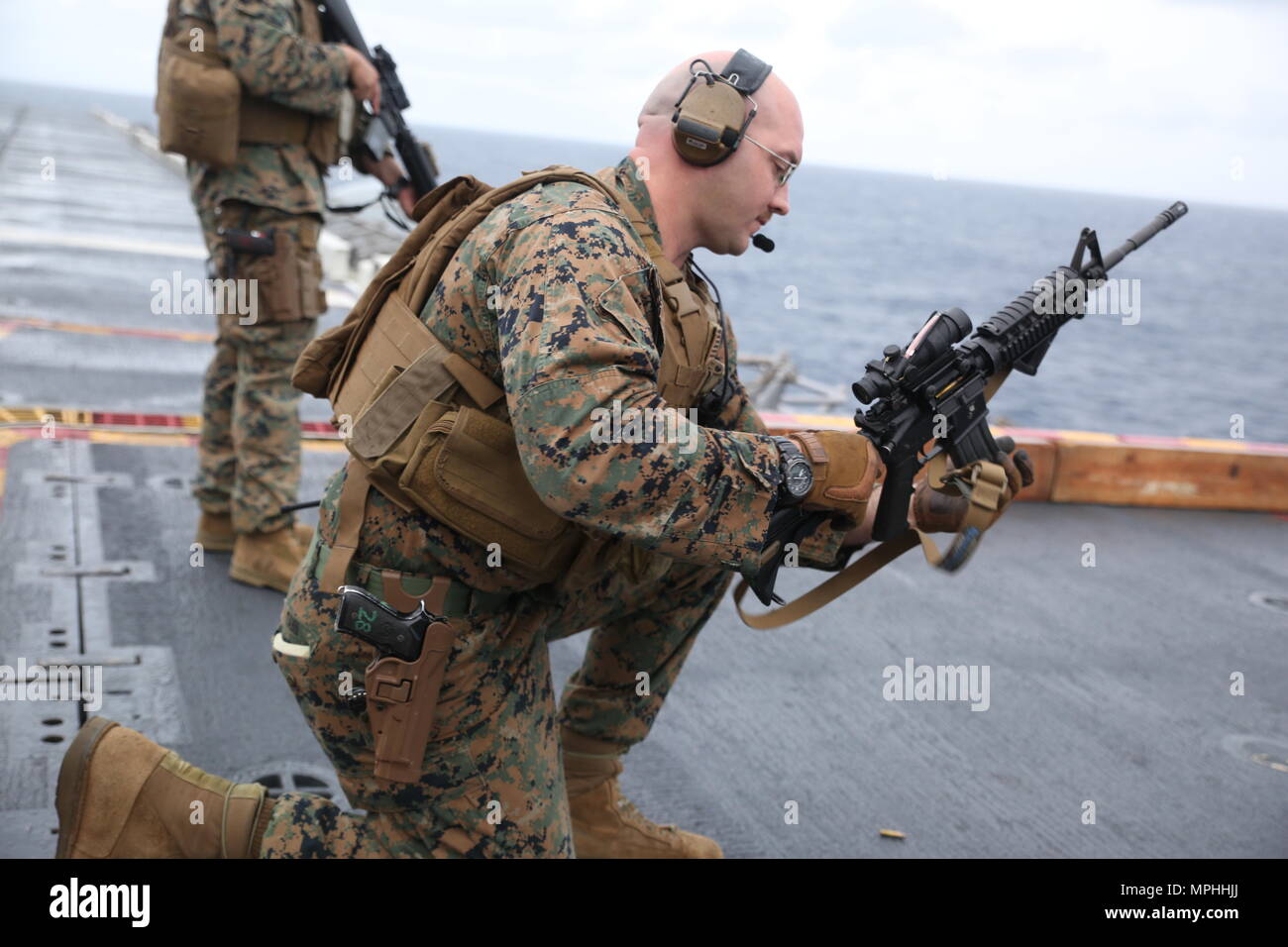 U.S. Marine Corps Chief Warrant Officer 2 Steven Tamm, officer-in ...