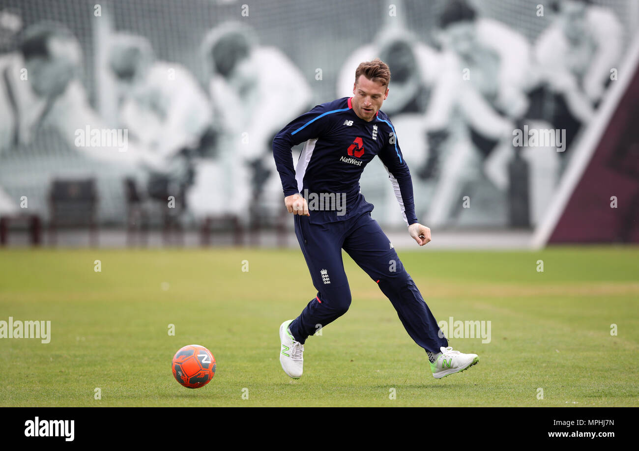 England's Jos Butler during the nets session at Lord's, London Stock ...