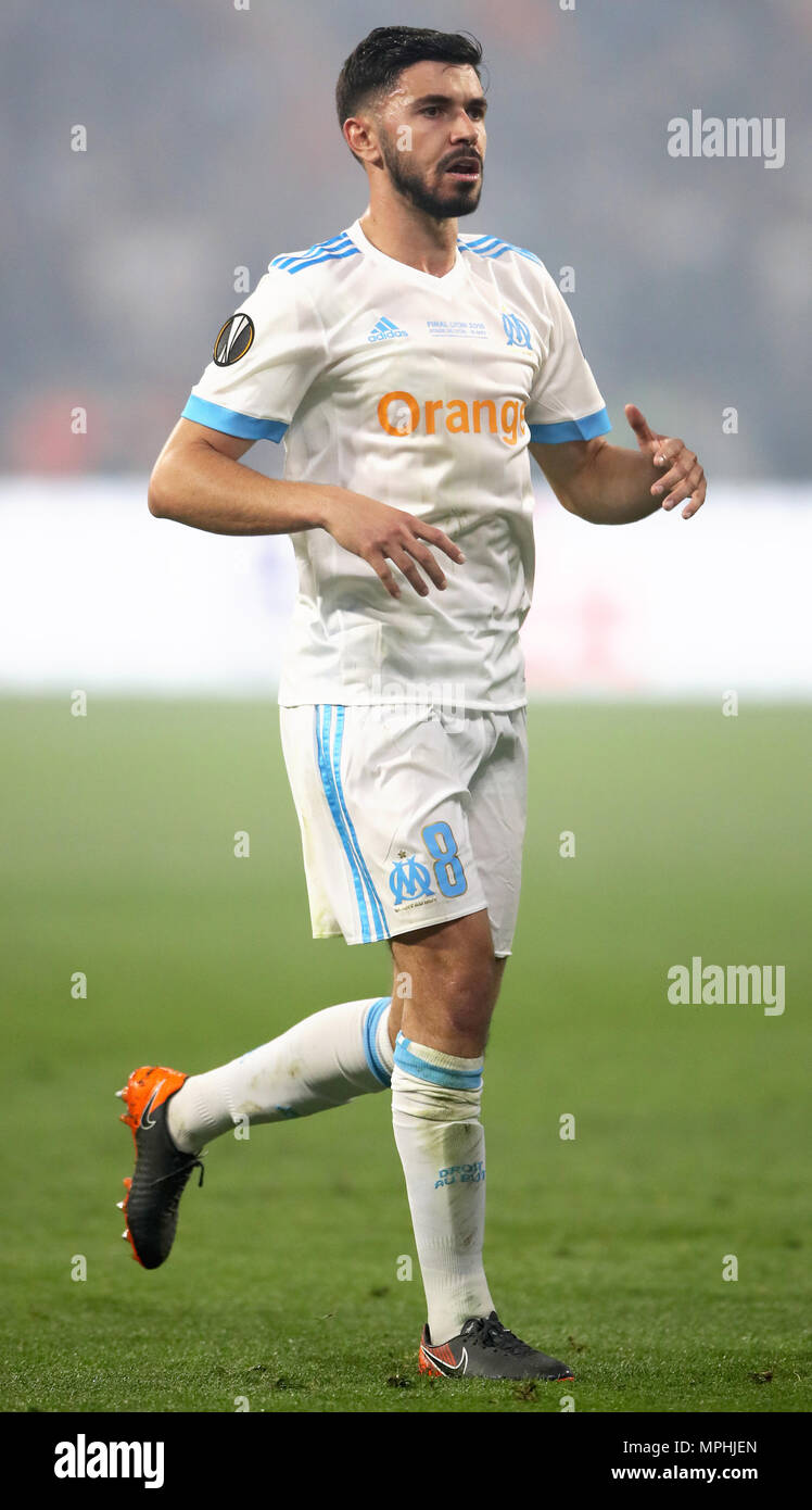 Marseille's Morgan Sanson during the UEFA Europa League final at Parc ...
