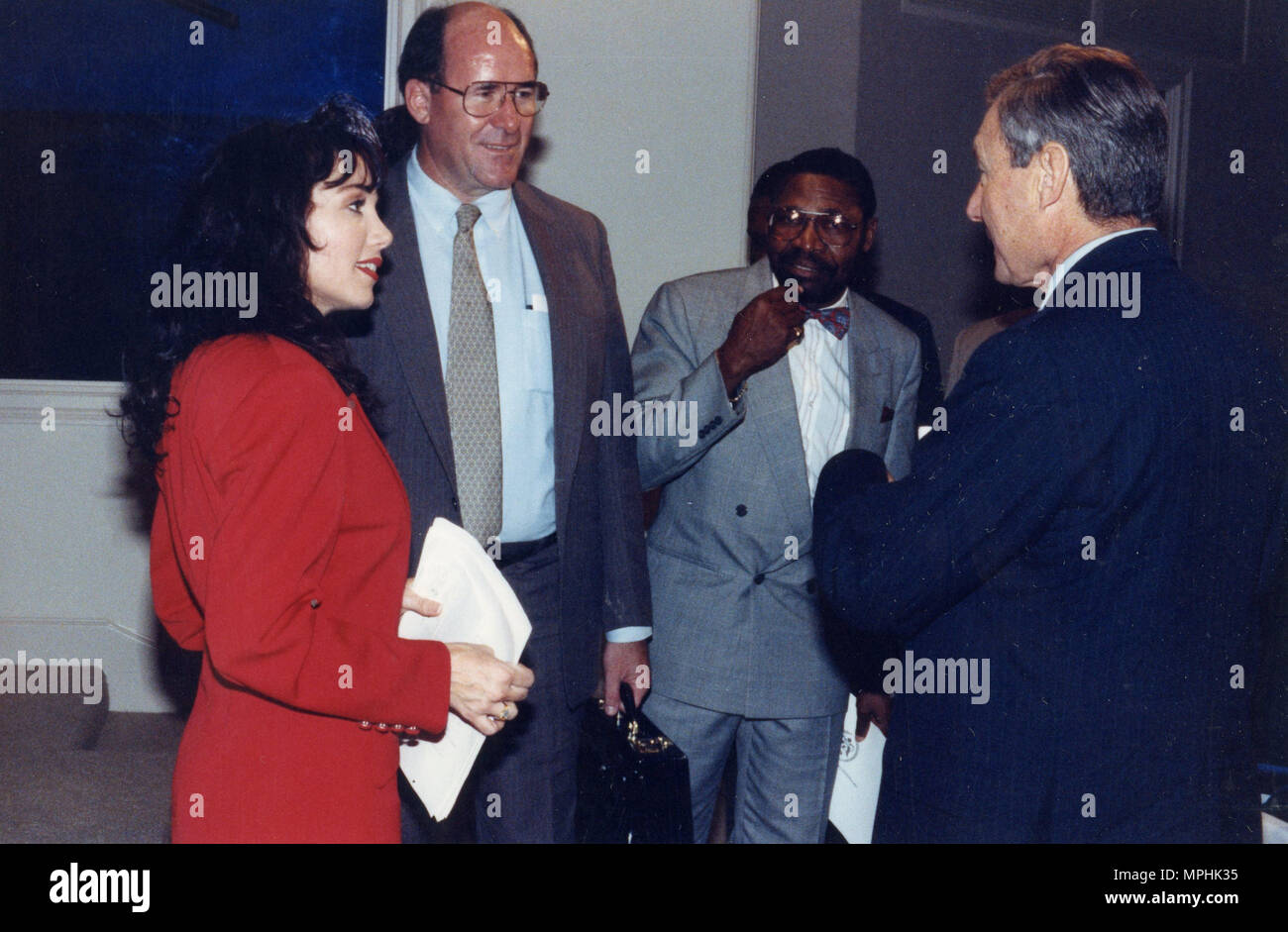 ROSKENS- END HUNGER AWARDS 1990 - Interactions at awards ceremony Stock ...
