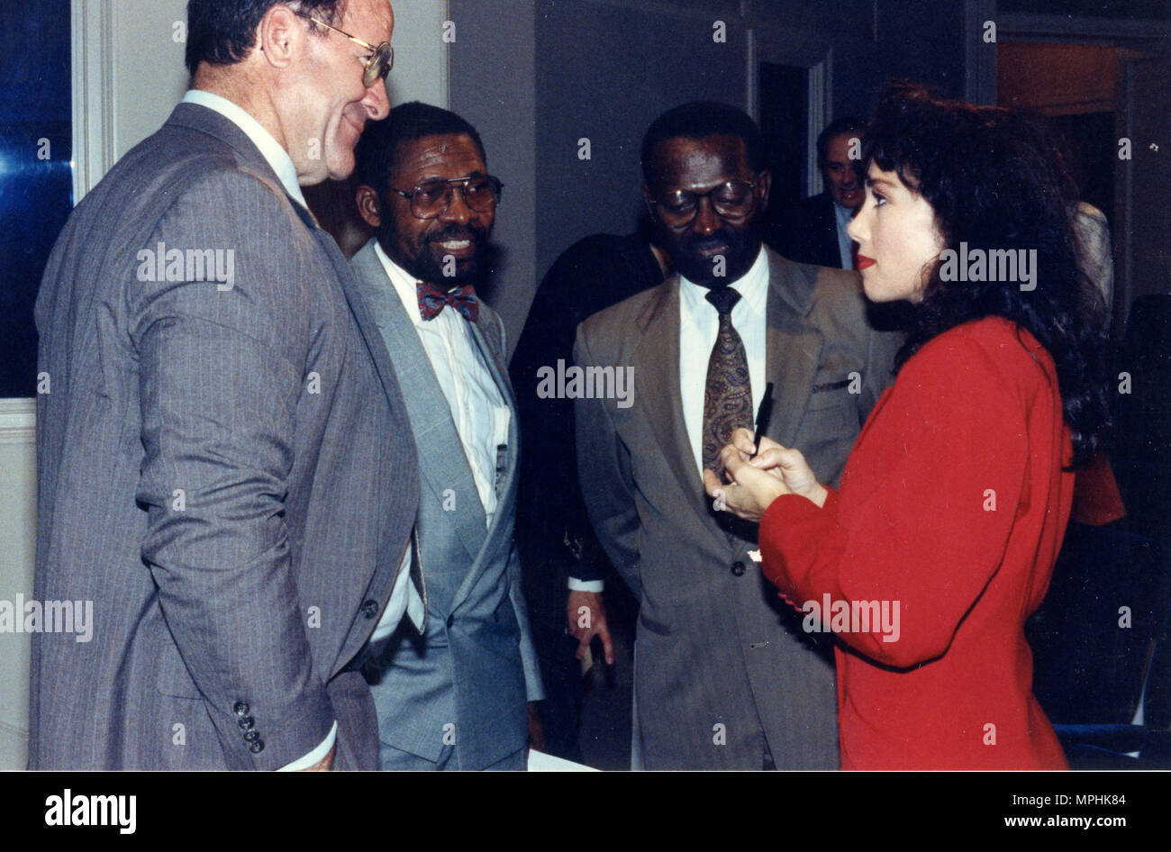 ROSKENS- END HUNGER AWARDS 1990 - Interactions at awards ceremony Stock ...