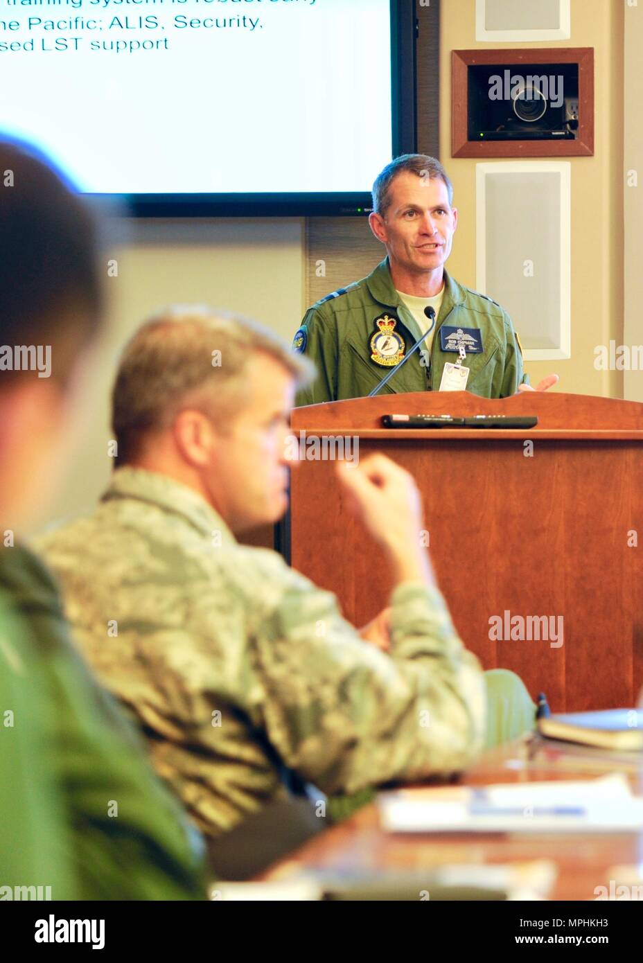 Royal Australian Air Force Air Cdre Robert Chipman, General Planning ...