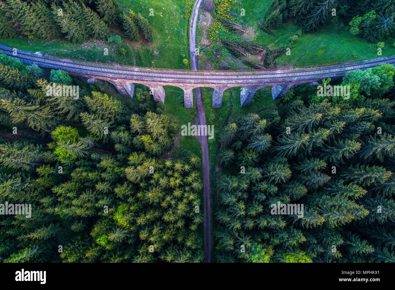 Historic railway viaduct near Telgart in Slovakia Stock Photo - Alamy