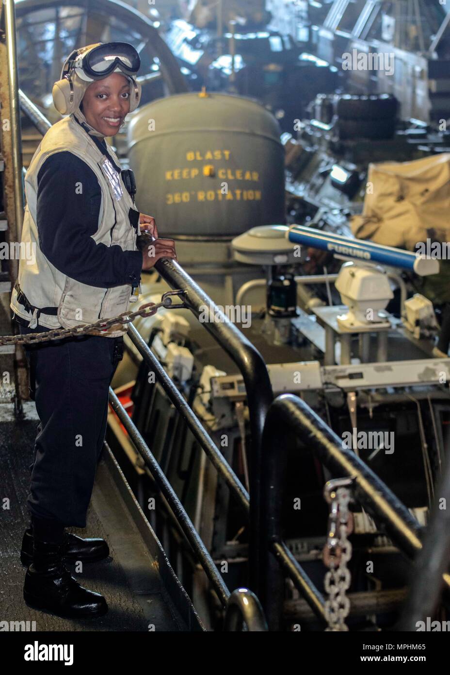 170309-N-FM530-026 ATLANTIC OCEAN (March 9, 2017) Chief Warrant Officer ...