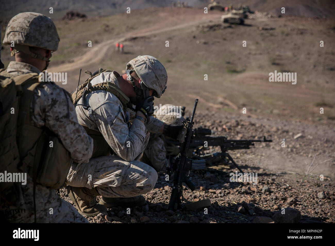 Capt. Thomas Schueman, the company commander of Lima Company, 3rd ...
