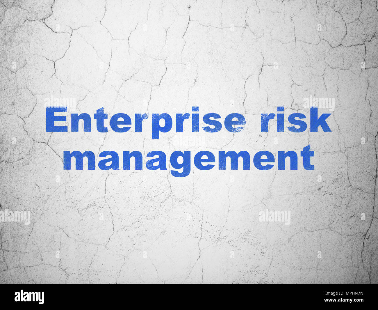 Business concept: Enterprise Risk Management on wall background Stock ...