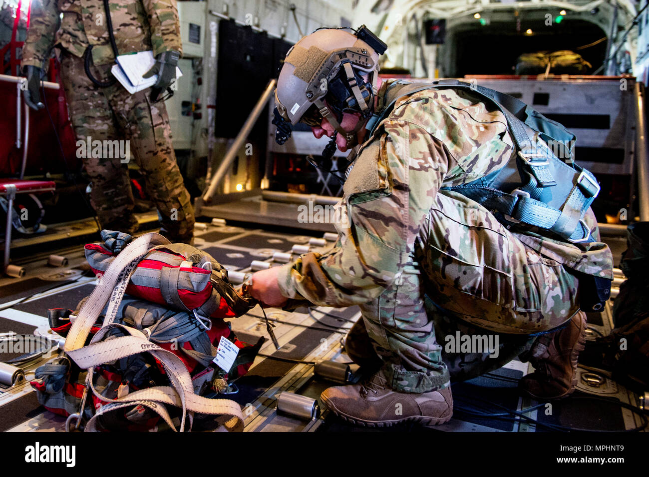 Master Sgt.Joseph Thayer a loadmaster assigned to the 9th Special ...