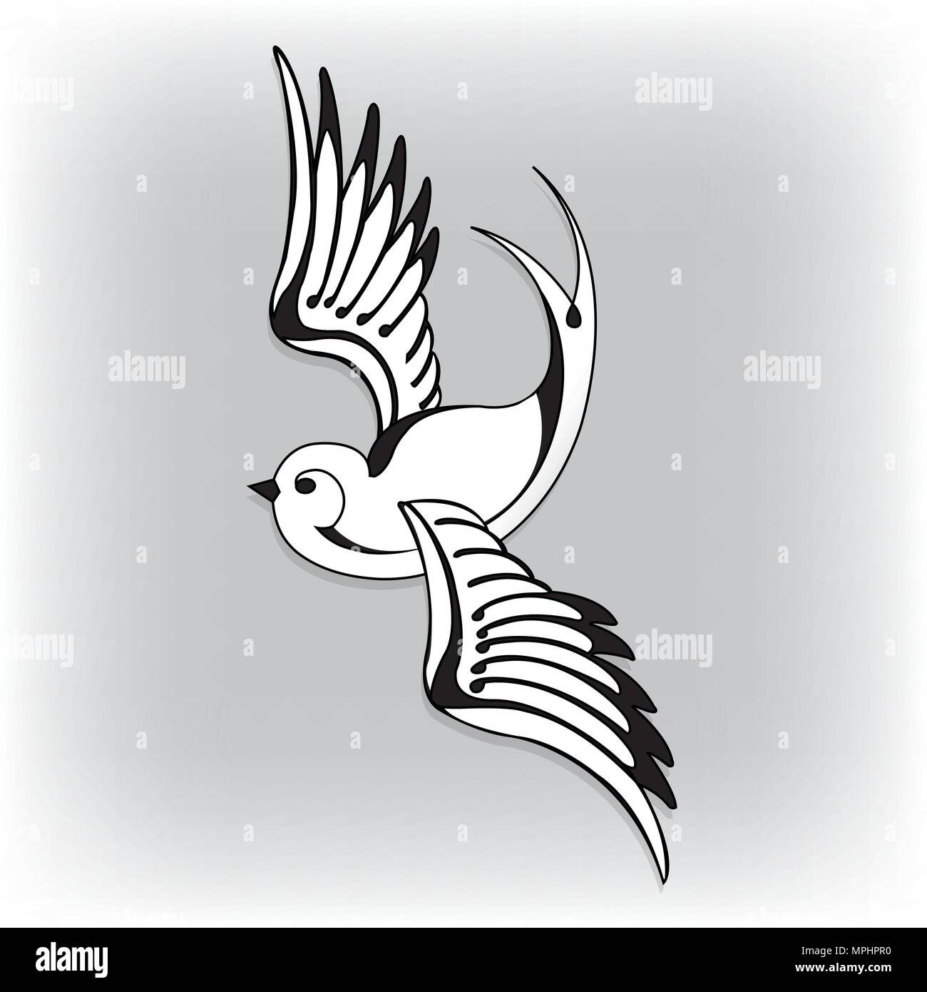 Hand drawn bird Stock Vector Image & Art - Alamy