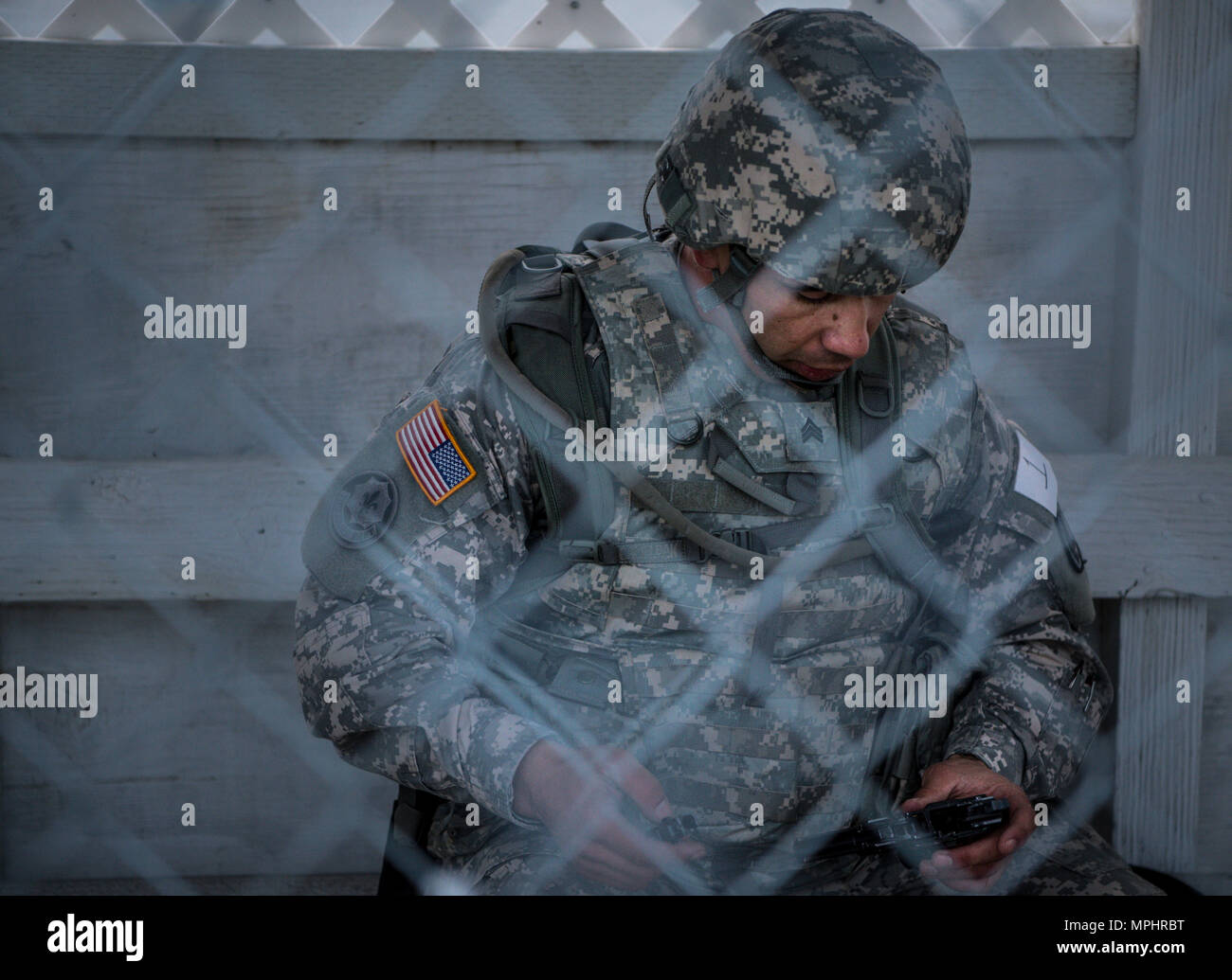 Sgt. Blankenship from the from the 11th Military Police Brigade ...
