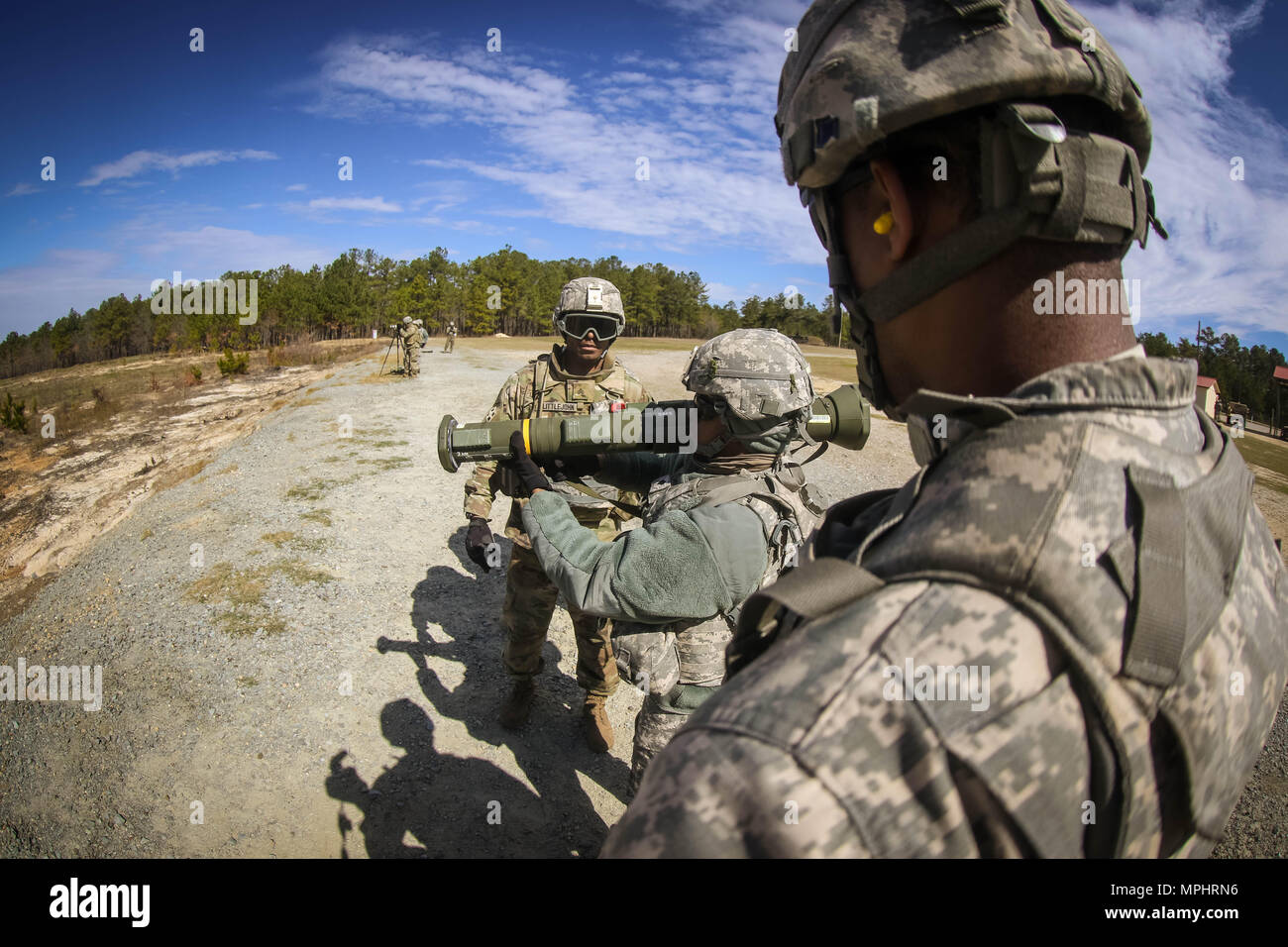 A soldier with 122nd Aviation Support Battalion, 82nd Combat Aviation ...