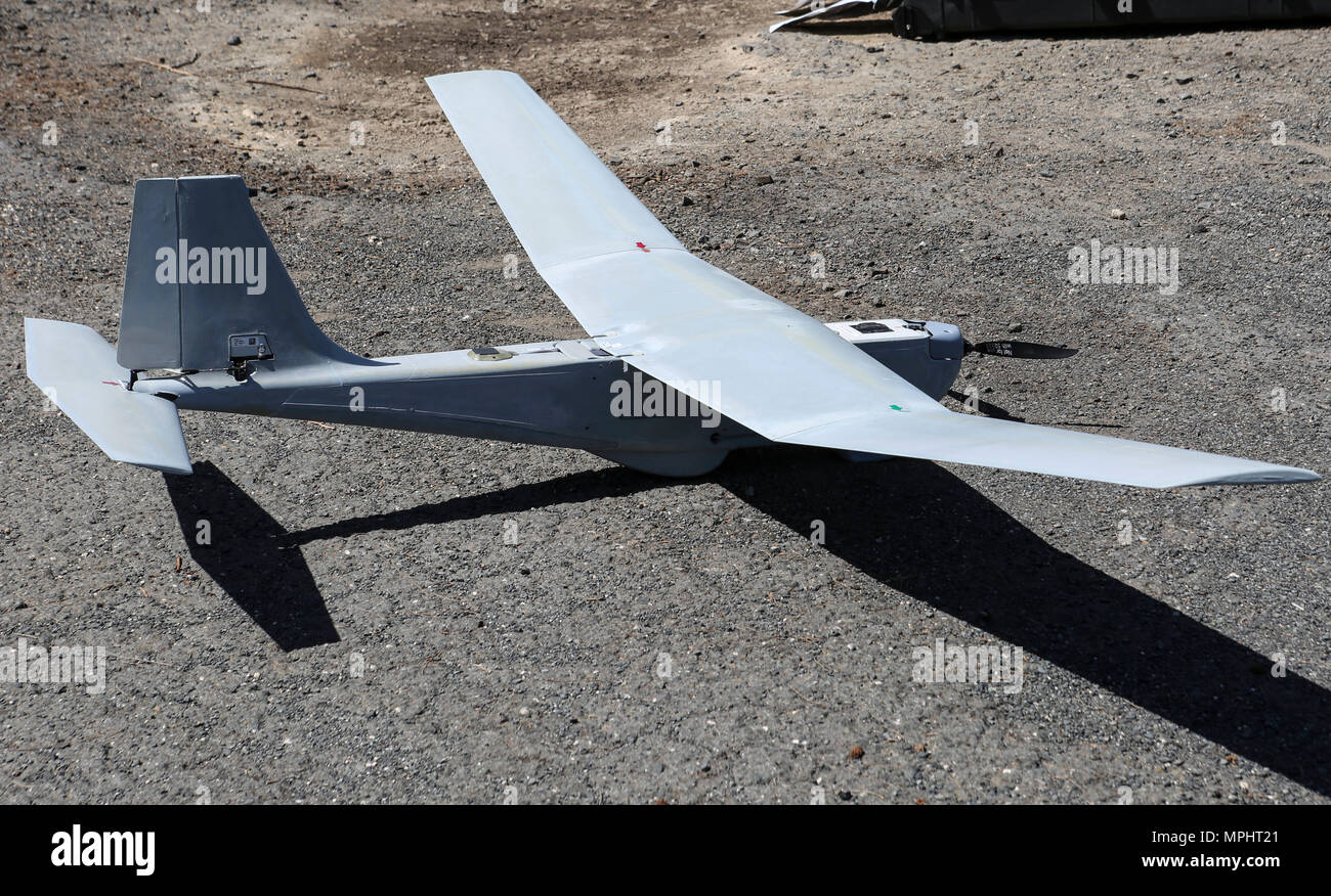 MARINE CORPS TRAINING AREA BELLOWS - An Unmanned Aerial System does its ...