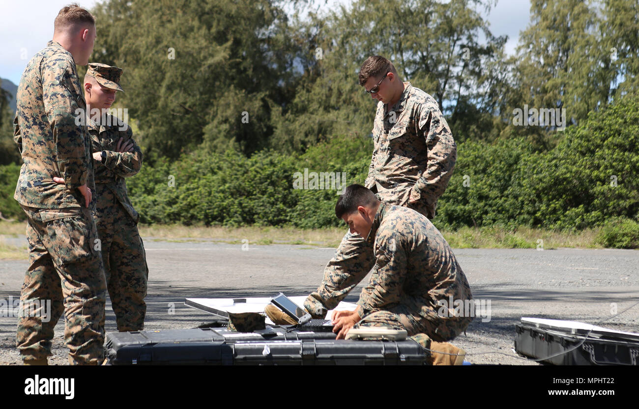 MARINE CORPS TRAINING AREA BELLOWS - Marines with 1st Battalion, 12th ...