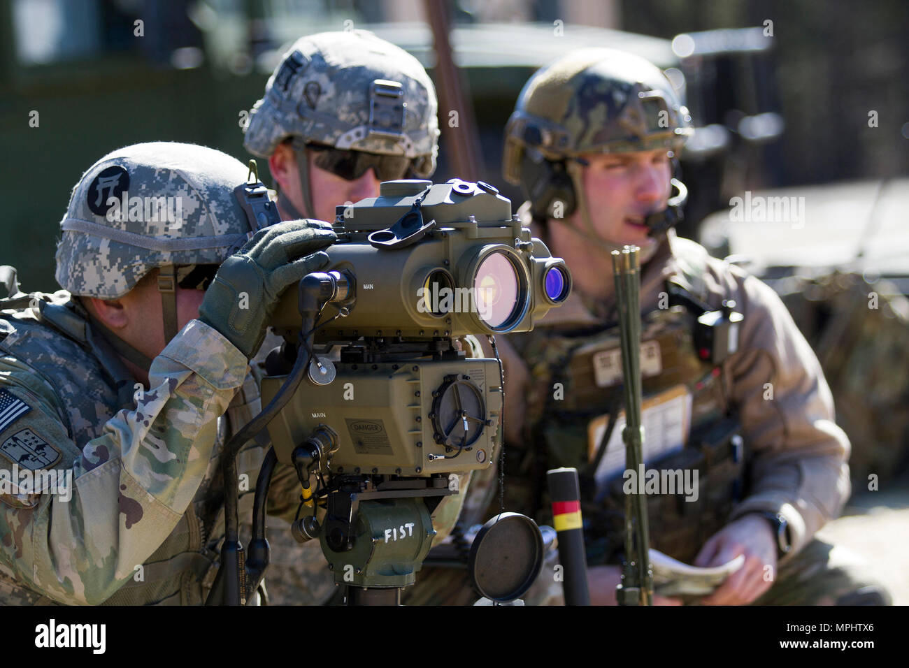 A U.S. Army Fire Controls Specialist with the 101st Airborne Division ...