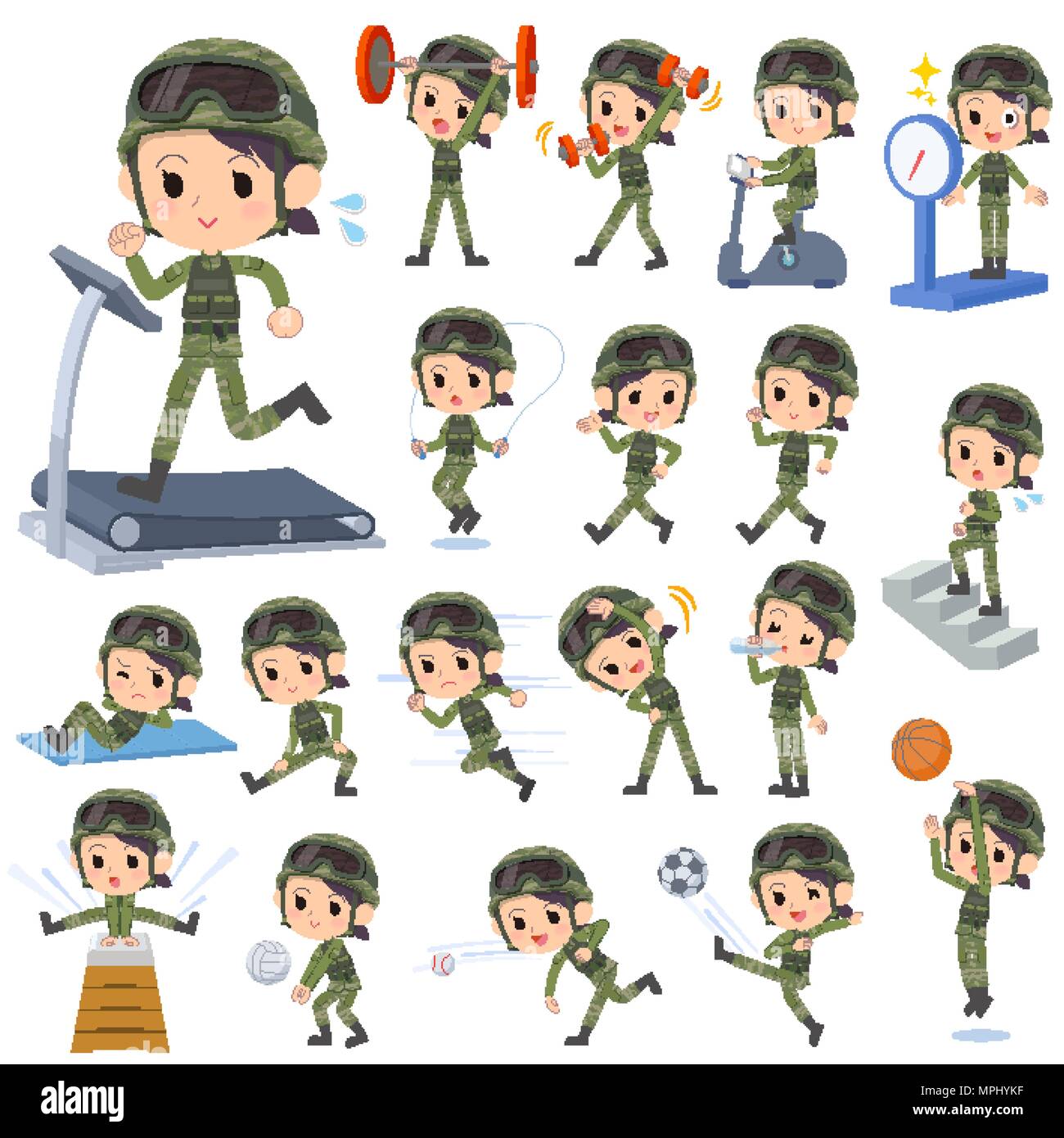 Military self defense training Stock Vector Images - Alamy