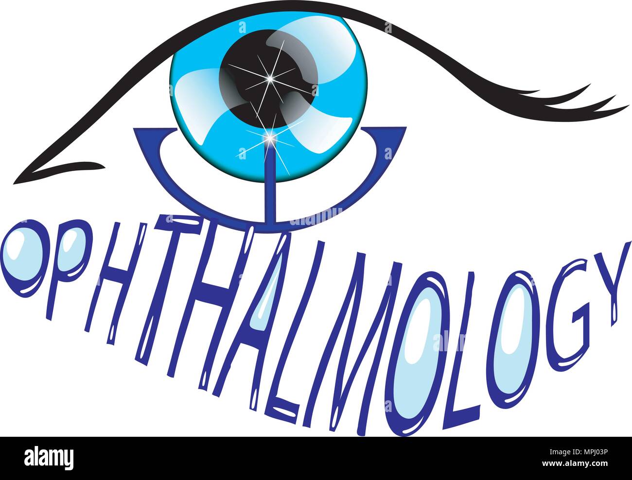 Ophthalmology symbol hi-res stock photography and images - Alamy