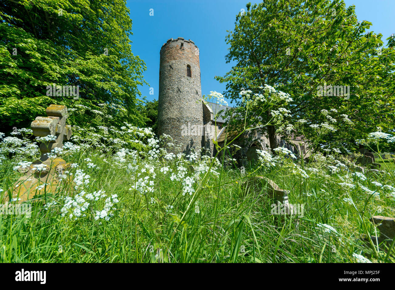 Burgh castle church hi-res stock photography and images - Alamy
