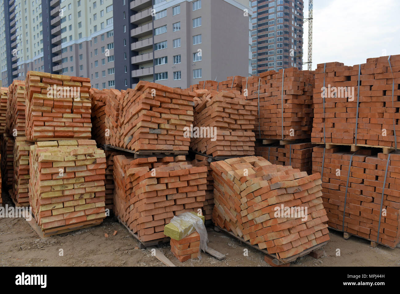 Warehouse bricks on building background Stock Photo - Alamy