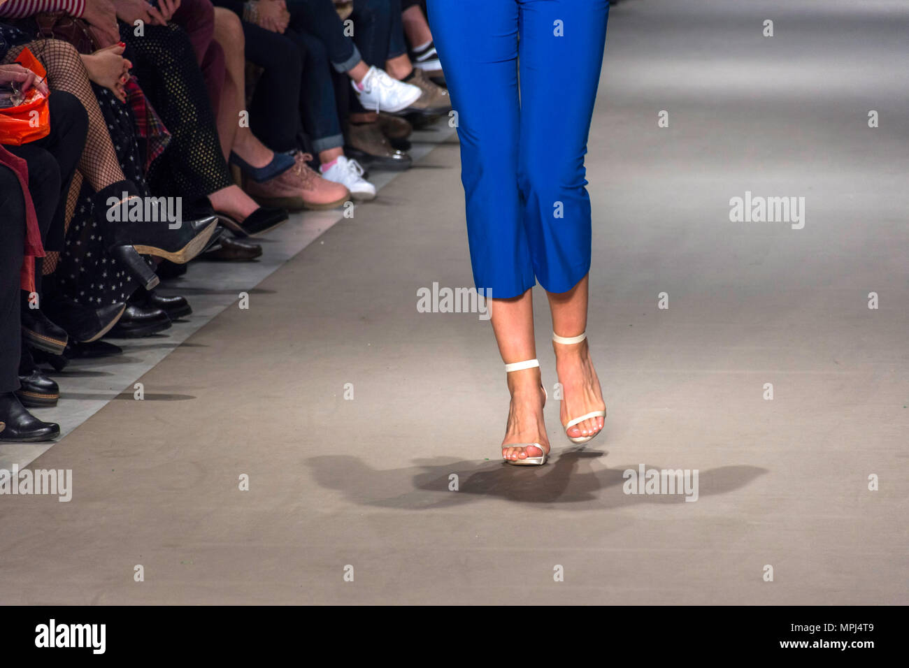 Models walk runway for Athens Fashion Week Stock Photo - Alamy