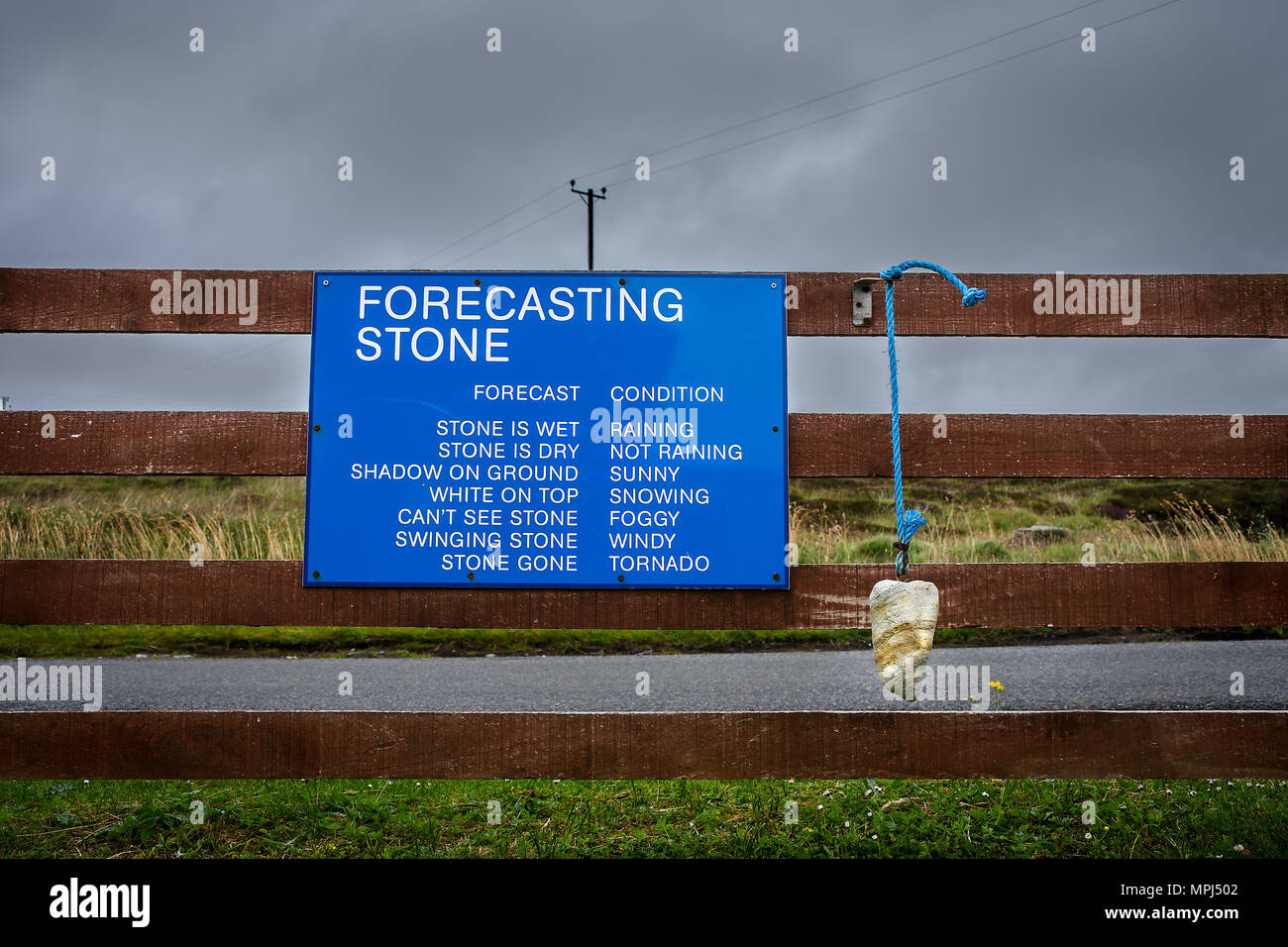 Weather forecasting stone sign hi-res stock photography and images - Alamy