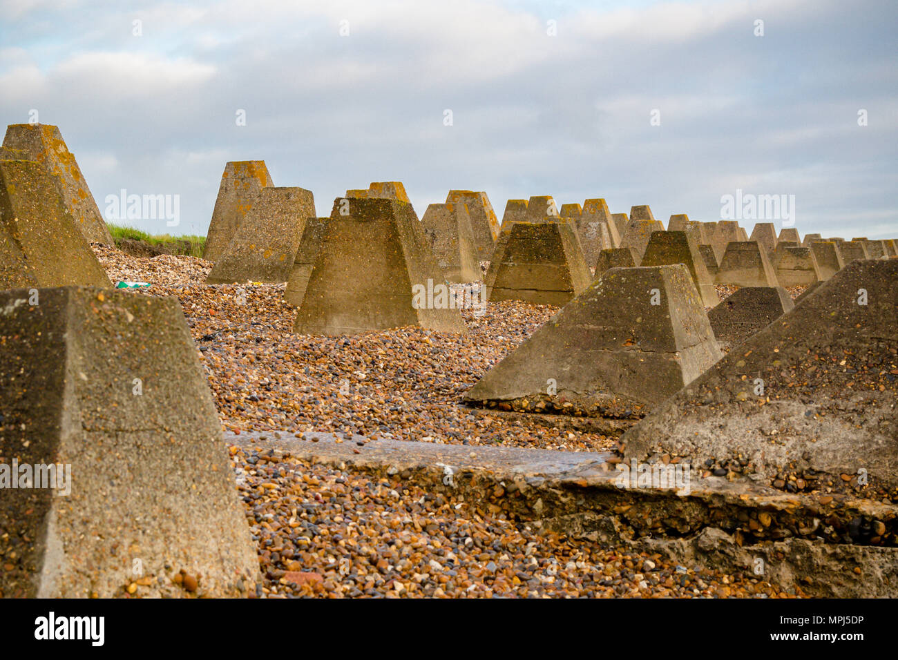 Coastal defences on the Isle of Grain, Kent United Kingdom from World ...