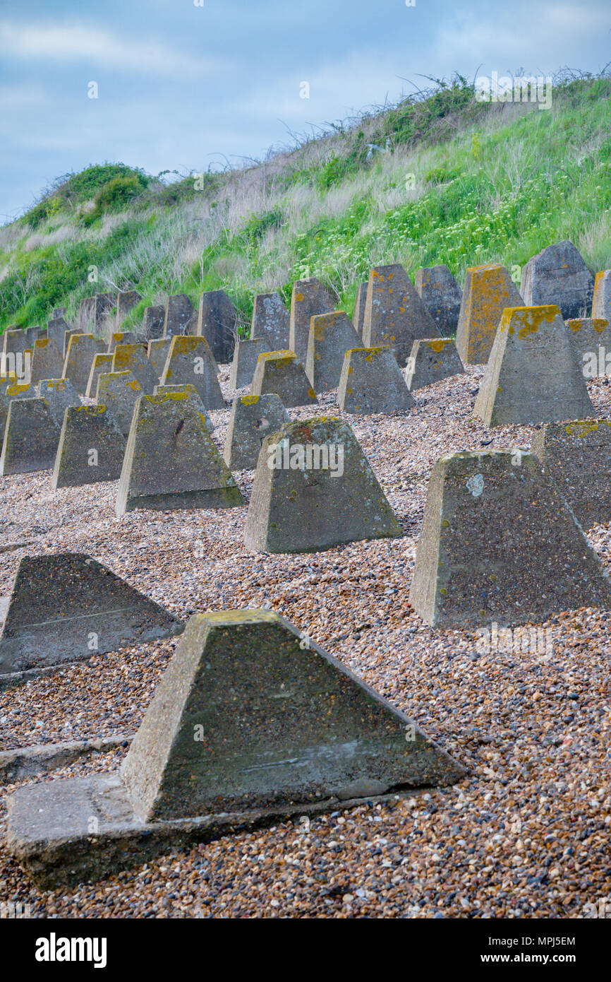 Coastal defences on the Isle of Grain, Kent United Kingdom from World ...