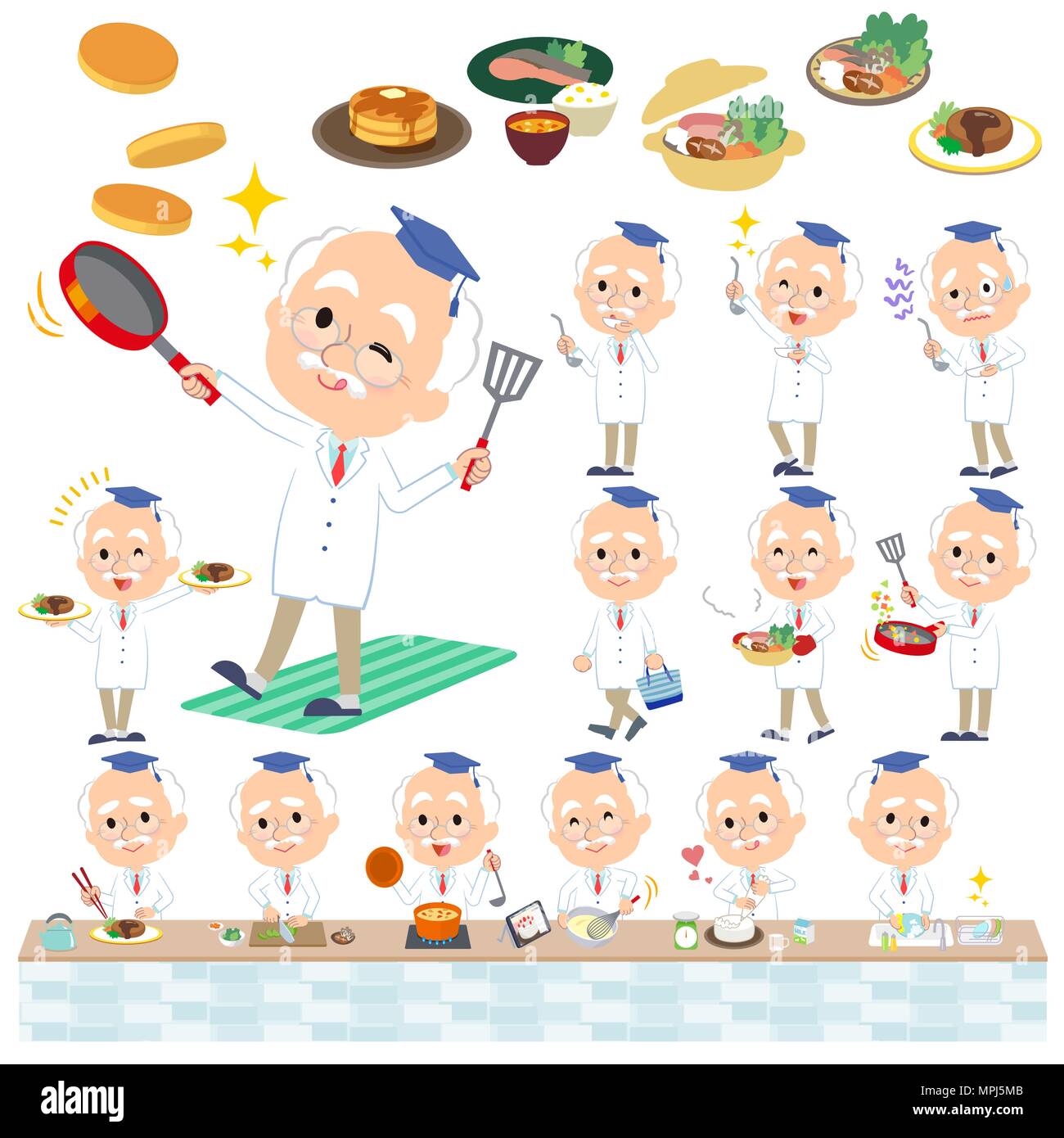 Men cooking Cut Out Stock Images & Pictures - Alamy