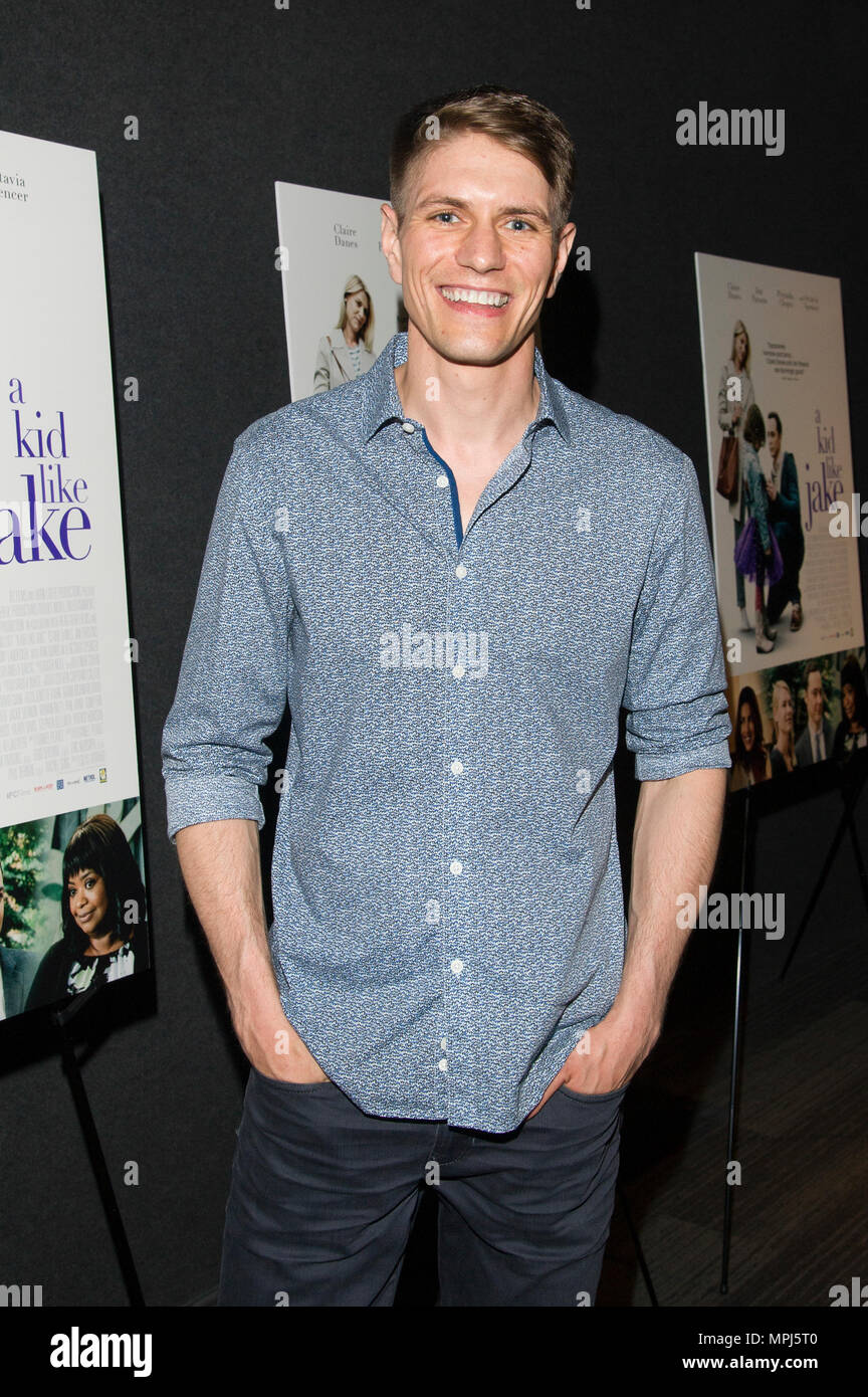 Tyler French attends A Kid Like Jake premiere at The Landmark at 57 ...